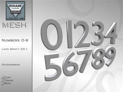 Second Life Marketplace Vf Mesh Numbers