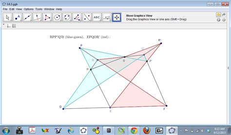 Combinatorics Question Related To Desargues Theorem Mathematics