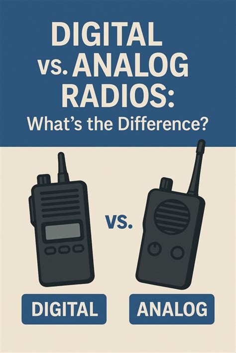 Digital Vs Analog Radios Whats The Difference Safelight Communication Ltd