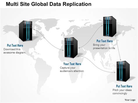 1 multi site global data replication storage networking between data centers ppt slide