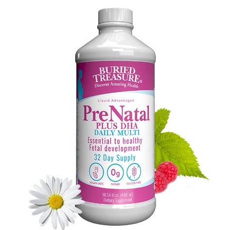 Prenatal Plus Dha Daily Multi Vegetarian Safe Liquid Supplement Life