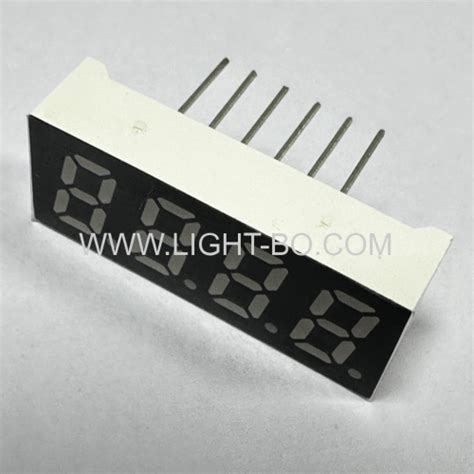 Ultra Bright Red 4 Digit 8mm 7 Segment Led Display Common Cathode Manufacturers And Suppliers In