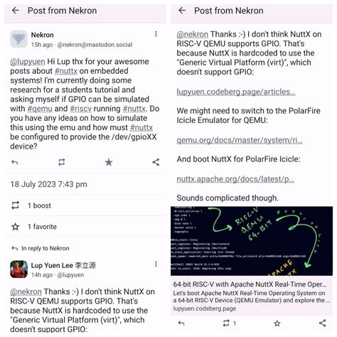 Lup Yuen Lee On Linkedin Nuttx Riscv Lup Yuen Lee On Linkedin Nuttx Riscv