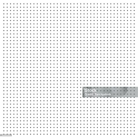 격자가 있는 점선 그래프 용지입니다 물방울 무늬 패턴 서예 그리기 또는 쓰기를 위한 기하학적 질감 빈 메모지 학교 공책 벡터