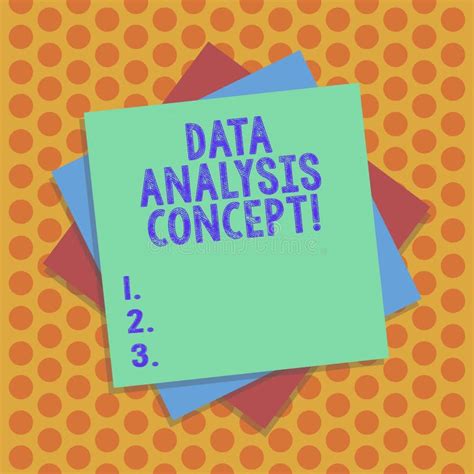 writing note showing data analysis concept business photo showcasing