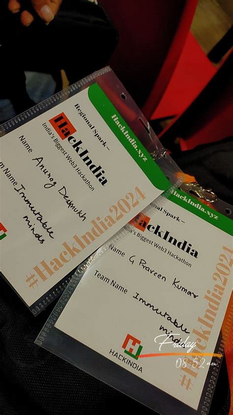 G Praveen Kumar On Linkedin Hackindia2024 Hackindia Hackathon