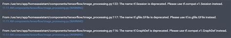 On 94 4 Now And Noticed Tensorflow Is Throwing Errors Any Ideas Configuration Home