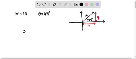 Solved Using The Given Magnitude And Direction In Standard Position