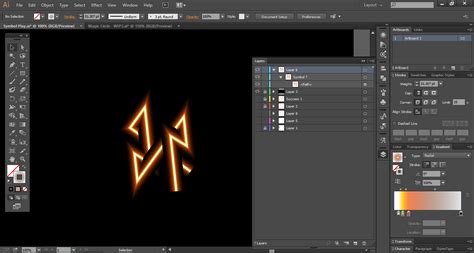 Adobe Illustrator How To Add Gradient On Overlapping Paths Is There