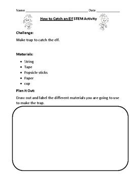 How To Catch An Elf STEM By To Elementary And Beyond TPT