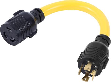 Onetak Nema L14 30p To L6 30r 240v 30 Amp Twist Lock 4 Prong Male Plug