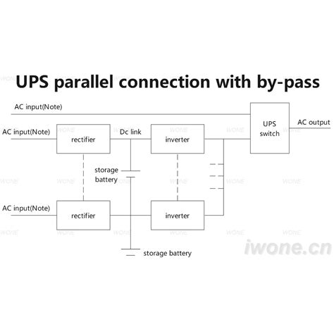 Ups Parallel Connection With By Pass Iee Business