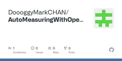 GitHub DoooggyMarkCHAN AutoMeasuringWithOpenCV