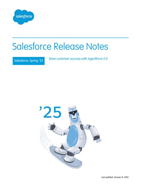 Salesforce Spring25 Release Notes Pdf Cloud Computing Customer