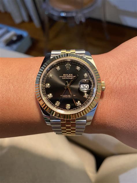 Rolex Diamond Dial Two Tone