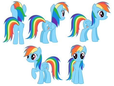 Rainbow Dash Reference By Culu Bluebeaver On Deviantart