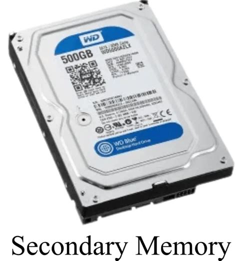 Difference Between Primary And Secondary Memory