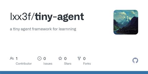 Github Lxx3f Tiny Agent A Tiny Agent Framework For Learnning