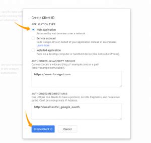 Login With Google Codeigniter Oauth Api Php Client Formget