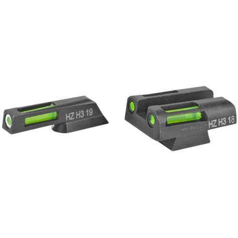 Hi Viz Litewave H3 Tritium Litepipe Night Sight Set For Cz 75 85 P 01