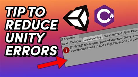 Tip For Less Unity Errors And Better Code Youtube