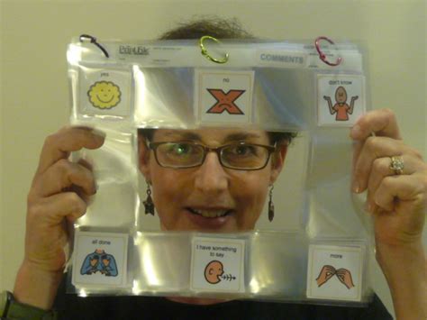 Low Tech Eye Gaze Communication Boards Say It With Symbols