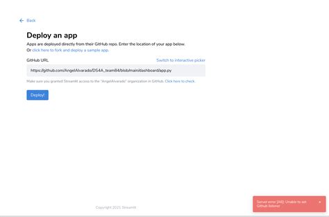 Hosting Streamlit On Github Pages 21 By Argira Deployment Streamlit
