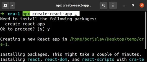 Create A React App In The Current Directory Bobbyhadz