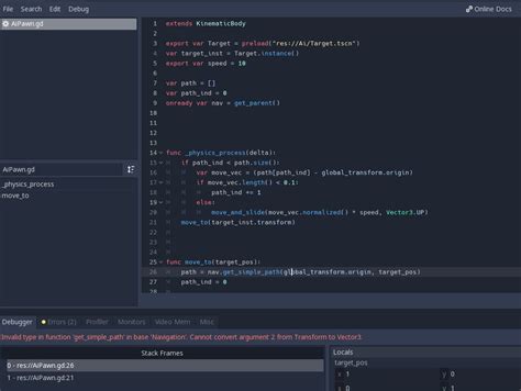 Need Help With Pathfinding Ai R Godot