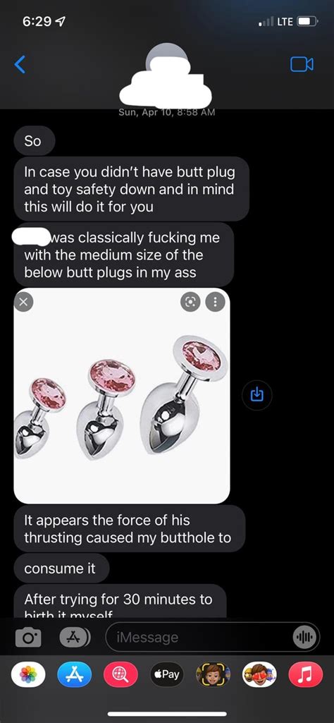 My Best Friends Story About Getting A Butt Plug Stuck Inside Her With