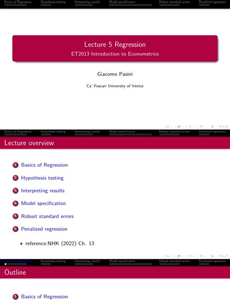 5 regression download free pdf linear regression ordinary least squares
