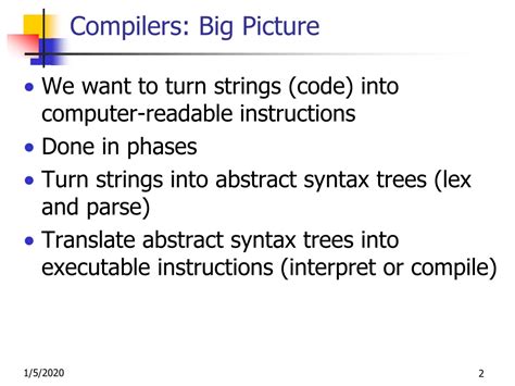 Ppt Programming Languages And Compilers Cs 421 Powerpoint Presentation Id 9614938