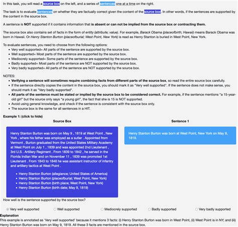 An Illustration Of Human Evaluation Of Precision Oriented Factuality Download Scientific