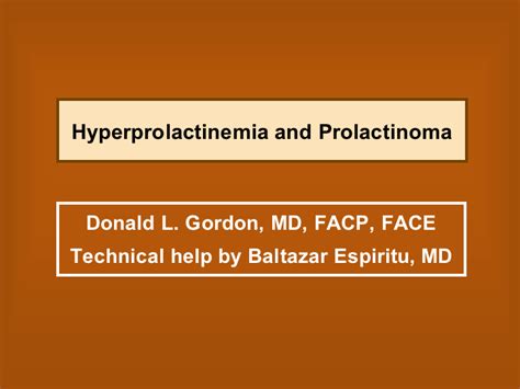 Hyperprolactinemia And Prolactinoma