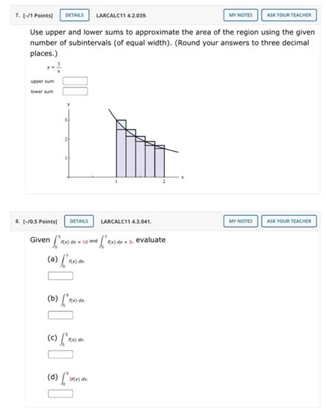 Solved Details Larcalc11 4 2 039 My Notes 7 1 Points