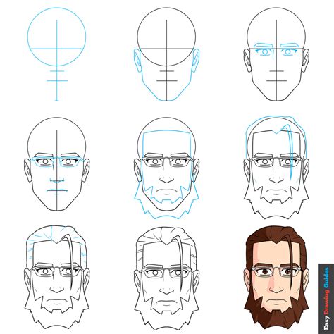 How To Draw Anime Face Step By Step For Beginners