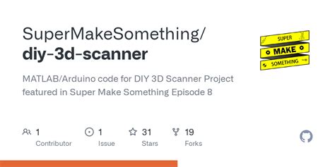 github supermakesomething diy 3d scanner matlab arduino code for diy