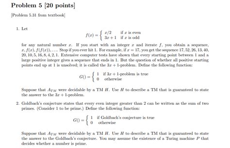 Solved Problem 5 20 Points Problem 531 From Textbook 1