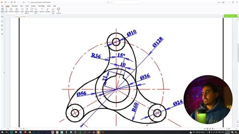 10 Autocad Drawing Medium Difficulty Exercise Youtube