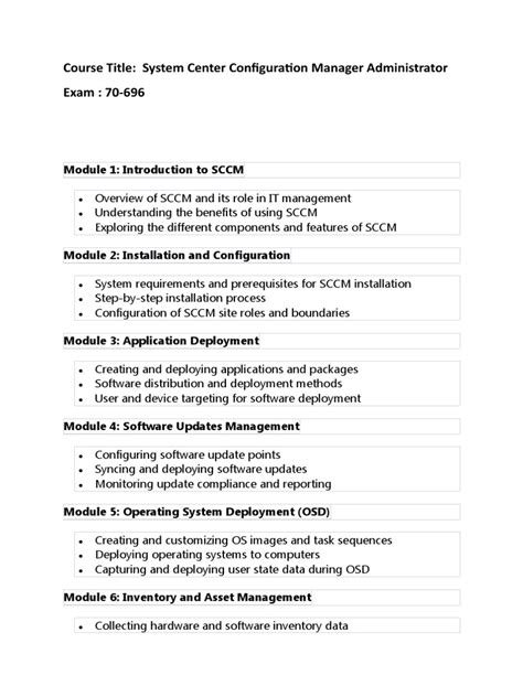 System Center Configuration Manager Pdf