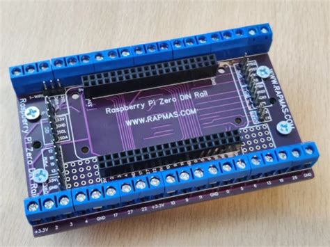 Raspberry Pi Zero Din Rail Adapter Rapmas