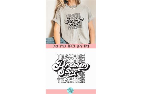 Problem Solver Svg Teacher Svg By Midmagart Thehungryjpeg
