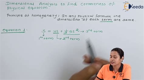 Dimensional Analysis To Find Correctness Of Physical Equation 1 Diploma Physics 1 Youtube