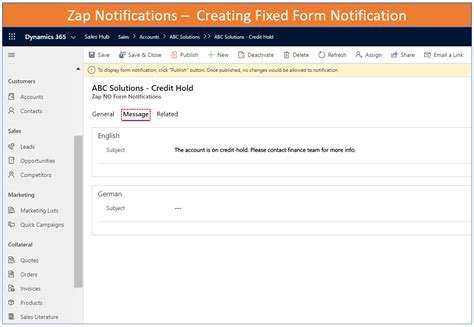 How To Alert Notify Users About Important Information When A Particular Record Is Being