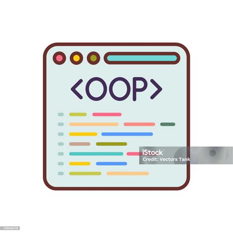 Object Oriented Programming Icon In Vector Logotype Stock Illustration Download Image Now Istock