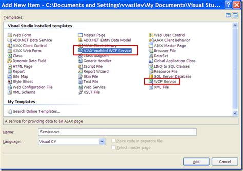 How To Use WCF Services With ASP NET AJAX Databound Control