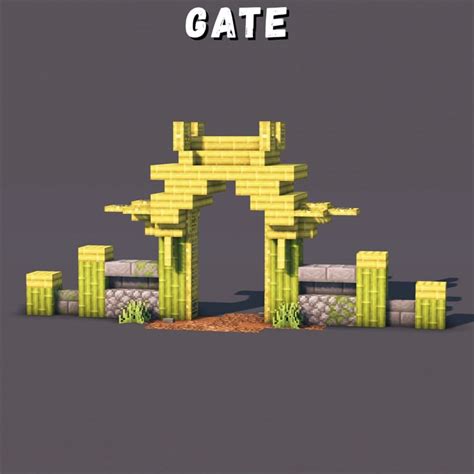 Minecraft Bamboo Build Ideas Minecraft Blueprints Minecraft Designs