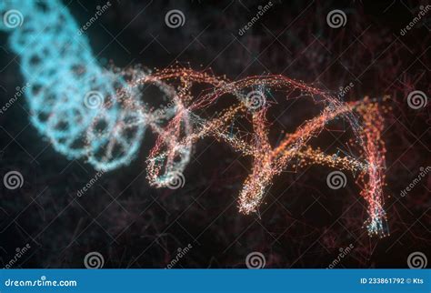 Genetic Code DNA Sequencing Molecular Concept Stock Illustration Illustration Of Engineering