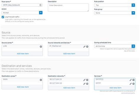 Step By Step Outbound Smtp Bypass On Xg Firewall Discussions Sophos Firewall Sophos
