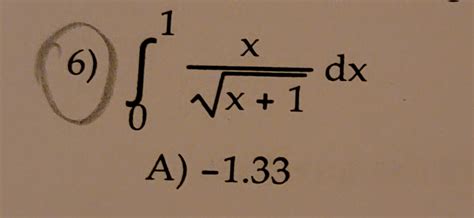 evaluate the integral by using a substitution prior